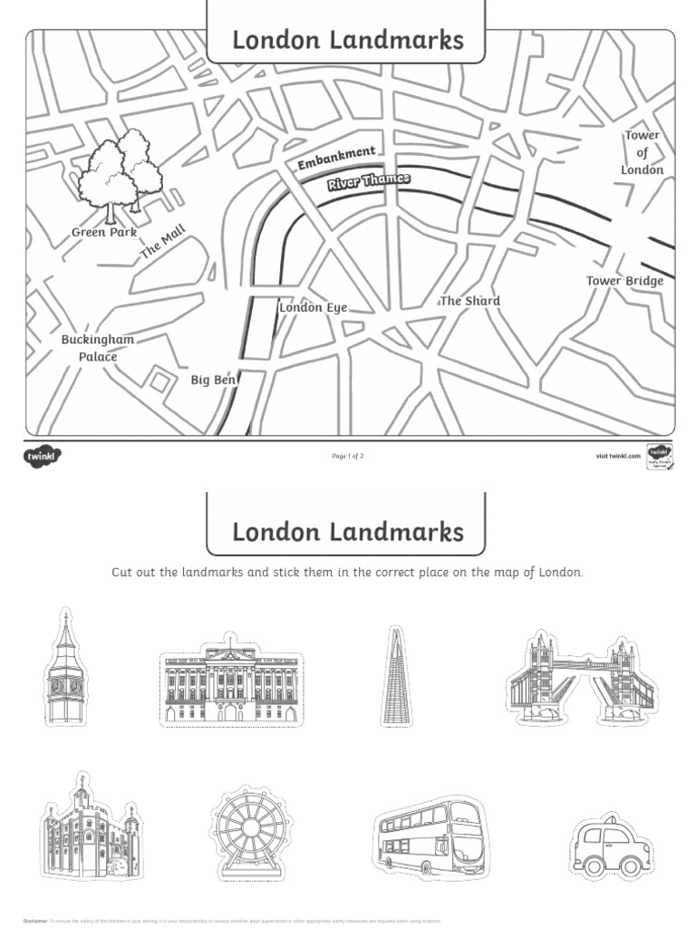T G 1681818379a London Landmarks Cut and Stick Activity Super Eco Black ...
