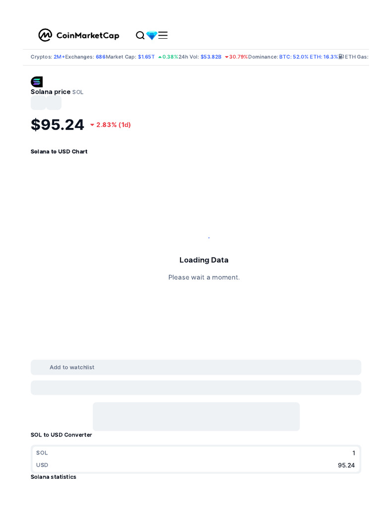 Coinmarketcap Com Currencies Solana | PDF | Cryptocurrency | Service Industries