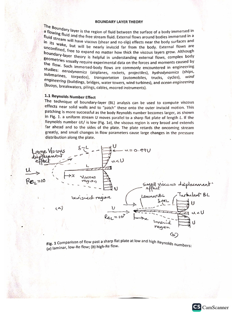 Mee461 Boundary Layer Theory | PDF Mee461 Boundary Layer Theory | PDF