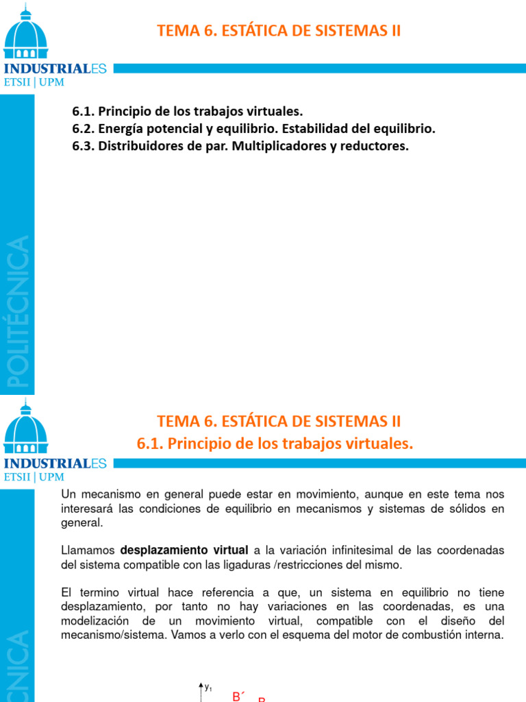 Tema 6 Estática de Sistemas II v0!23!24 | PDF