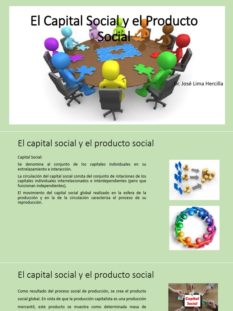 Tema 10 El Capital Social y El Producto Social | PDF
