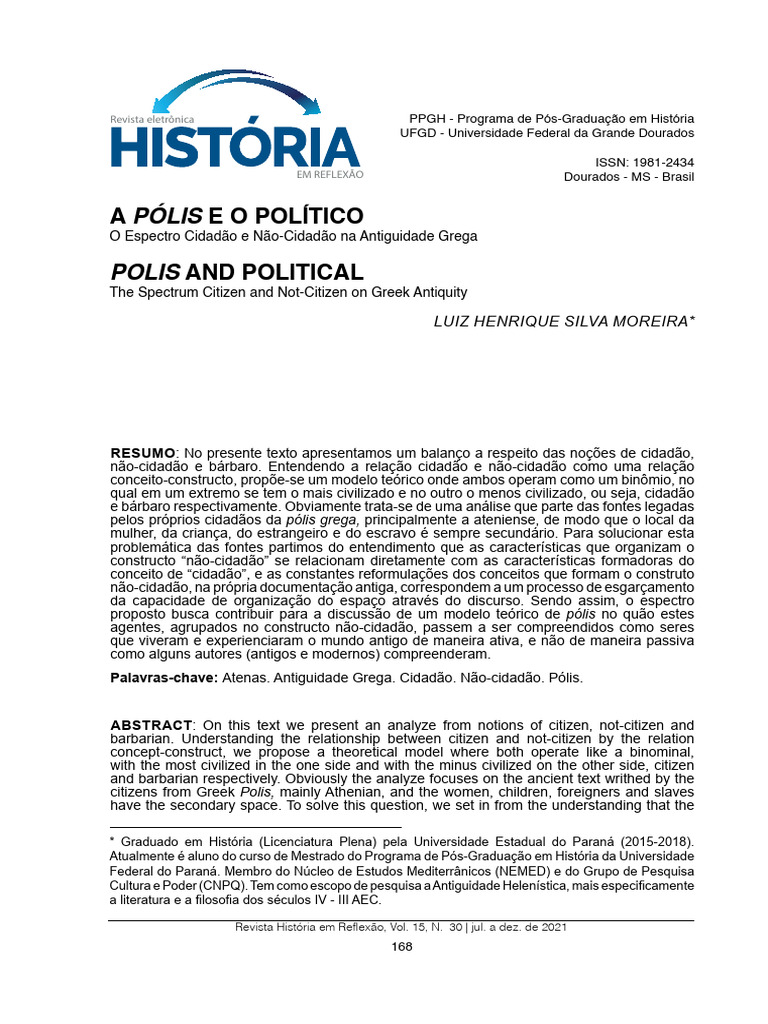 A Pólis e o Político | PDF