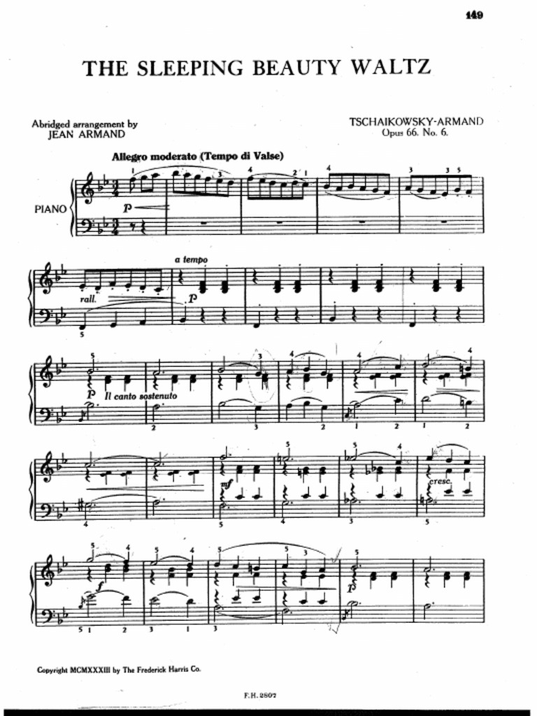 Tschaikowsky_Sleeping_Beauty_Waltz | PDF