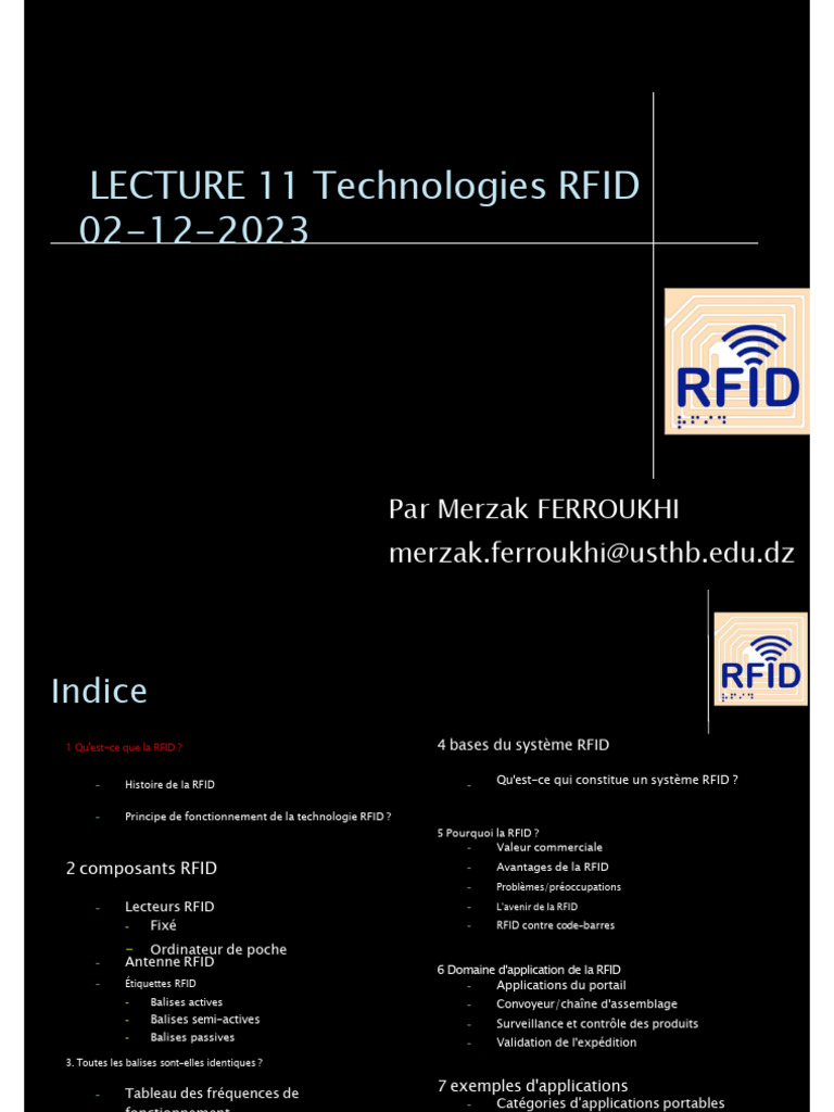 Technologie RFID | PDF