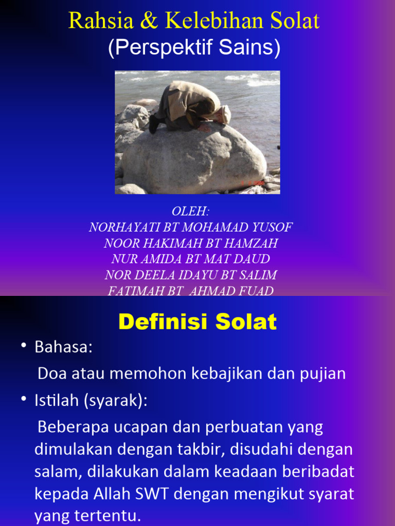 Rahsia Solat & Sains | PDF