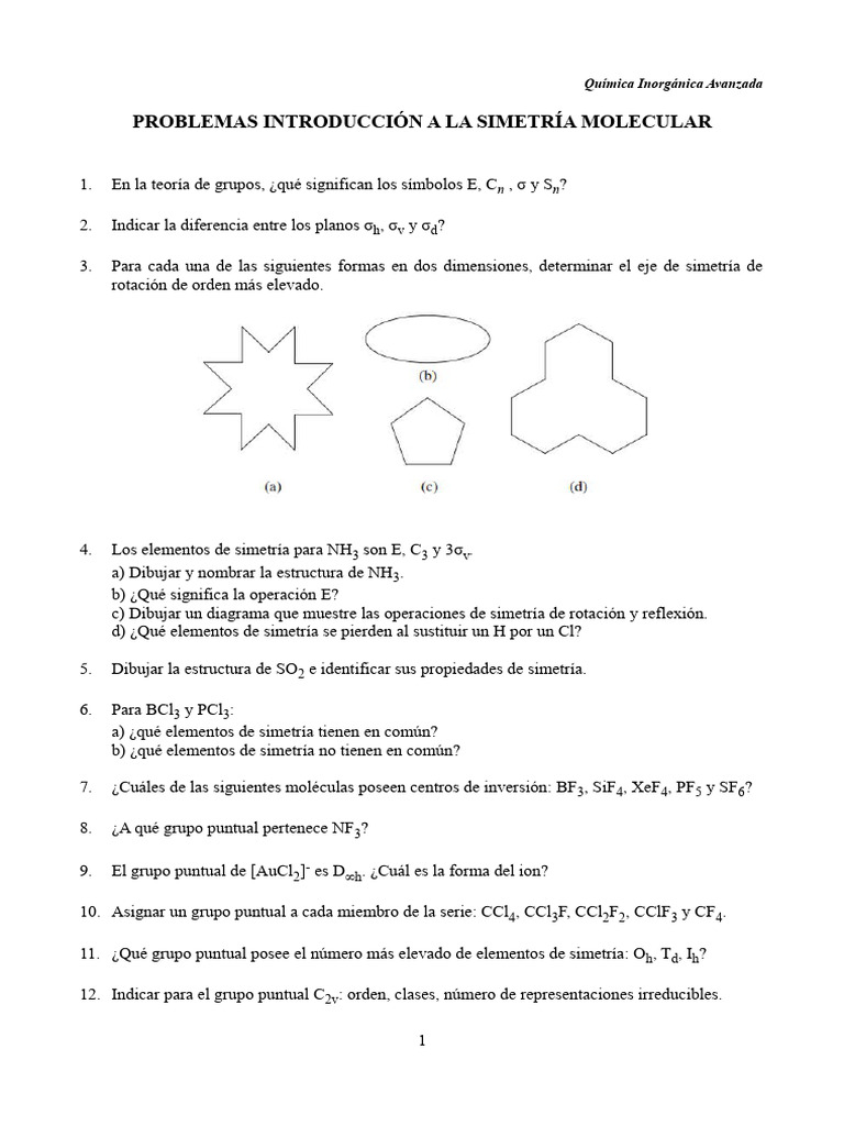 Problemas Simetria | PDF