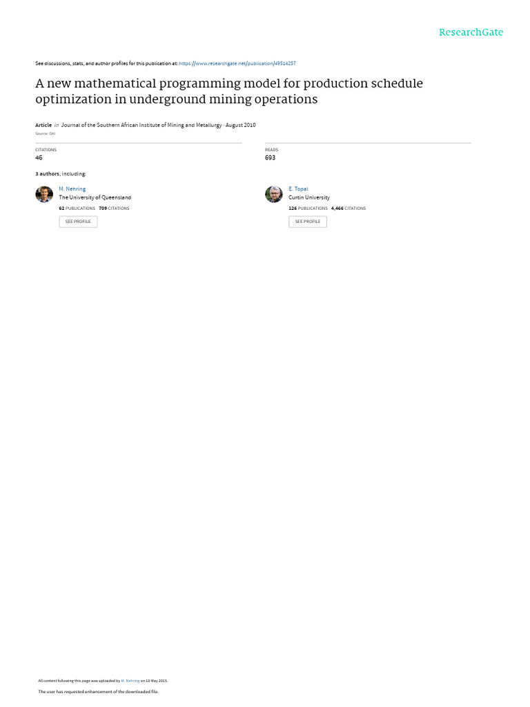 A New Mathematical Programming Model For Productio | PDF A New Mathematical Programming Model For Productio | PDF