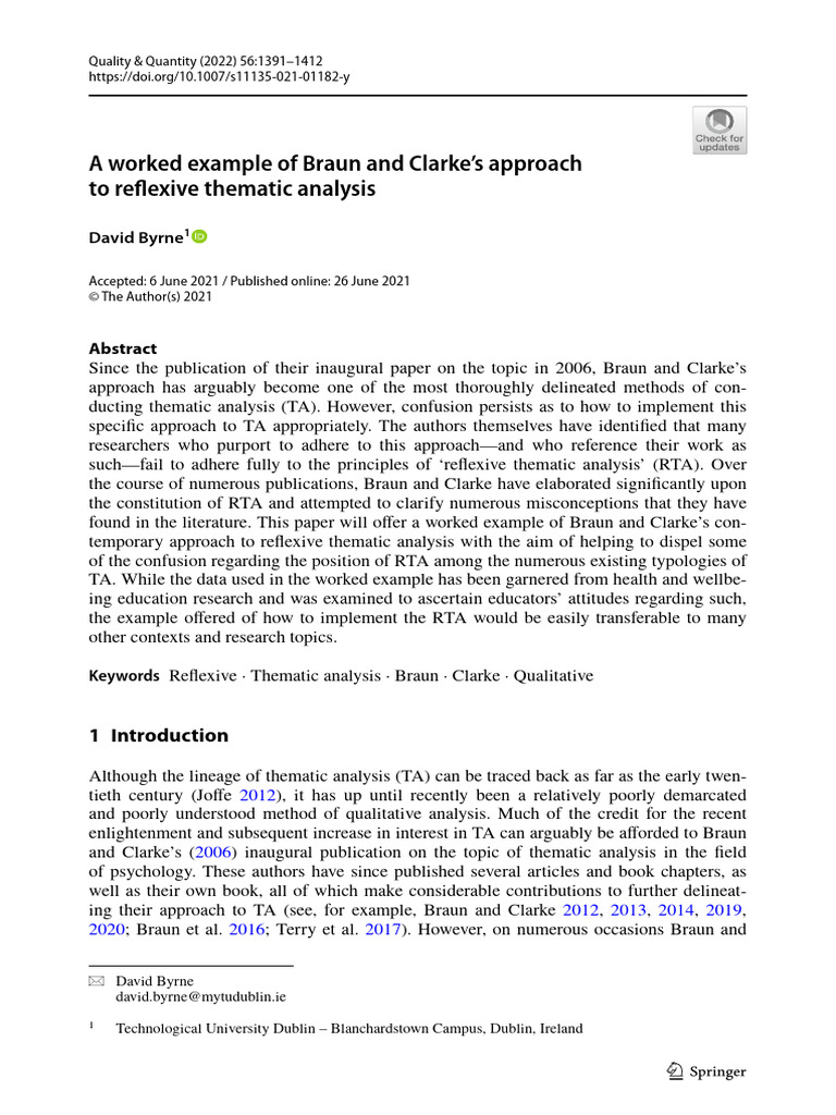 a-worked-example-of-braun-and-clarke-s-approach-to-reflexive-thematic