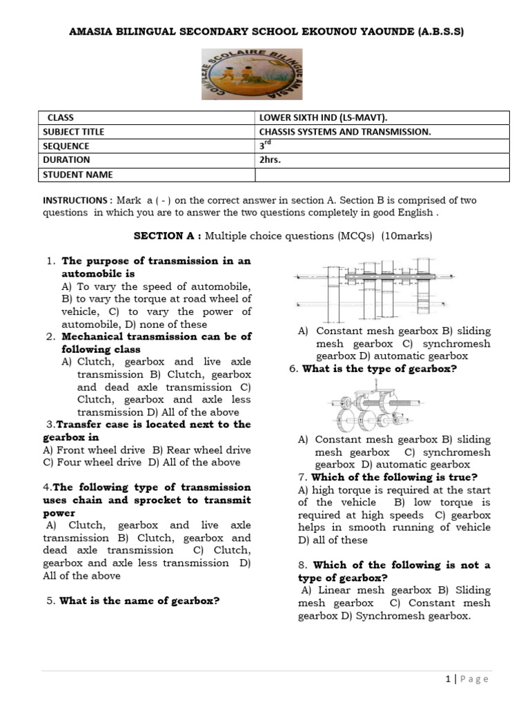 3rd Sequence Lower Sixth Amasia | PDF | Manual Transmission | Gear