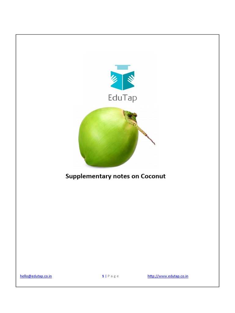 Coconut | PDF