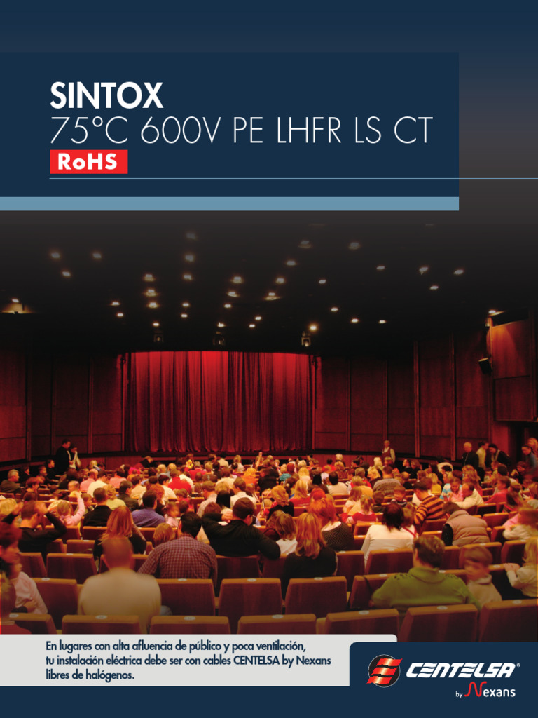 Boletín Cables SINTOX | PDF | Cobre | Ingenieria Eléctrica