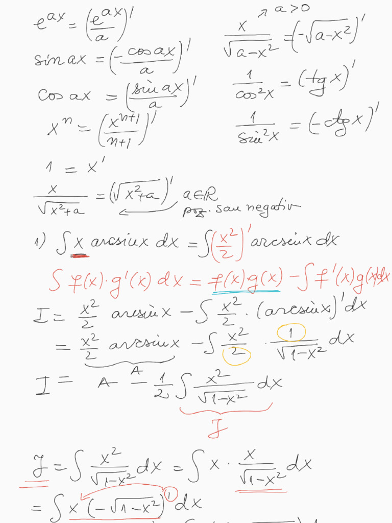 Integrarea Prin Părți | PDF