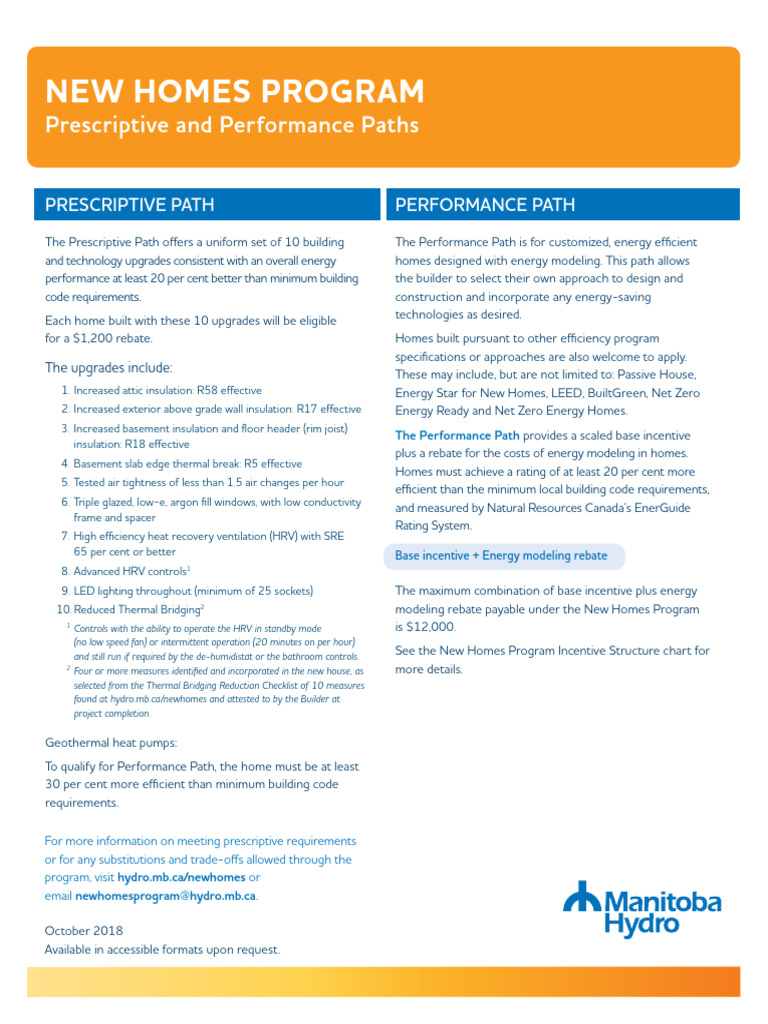 New Homes Program Guide | PDF