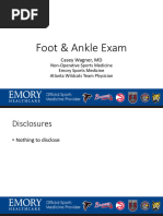 Podiatry Terms Glossary | PDF | Toe | Foot
