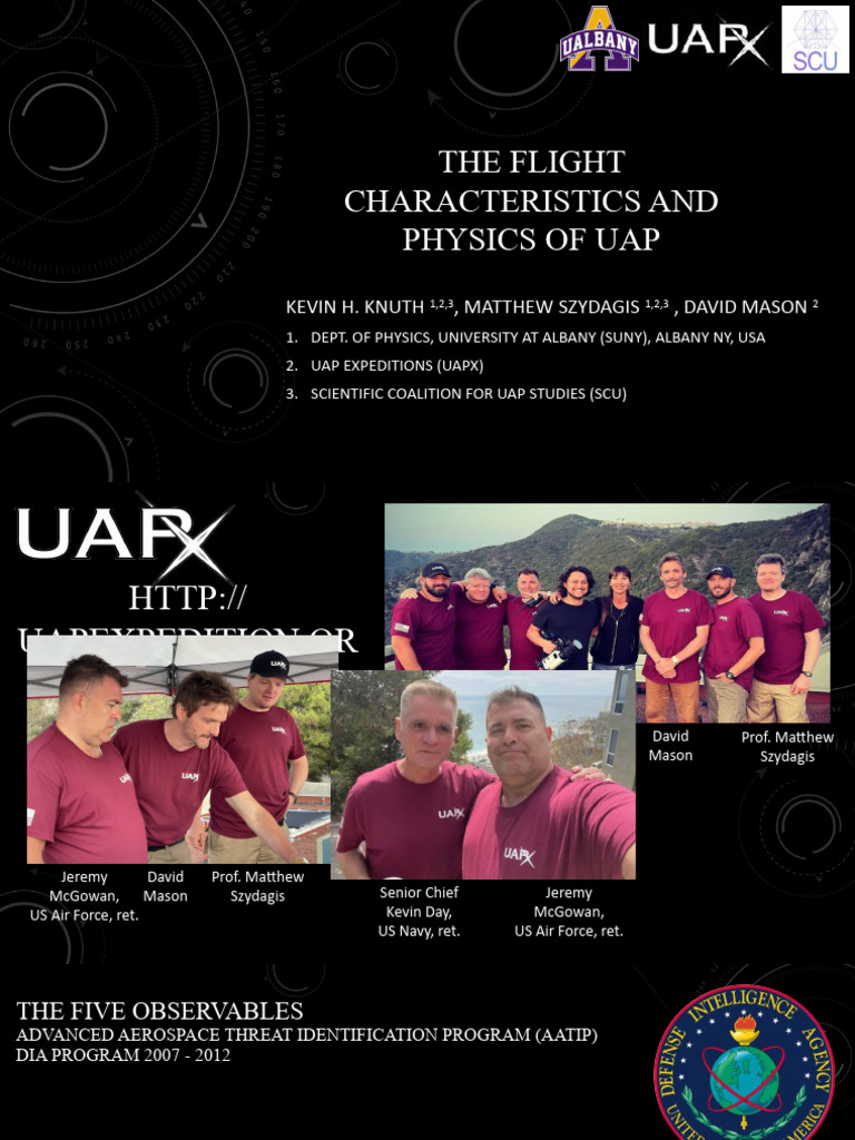 The Flight Characteristics and Physics of UAP | PDF
