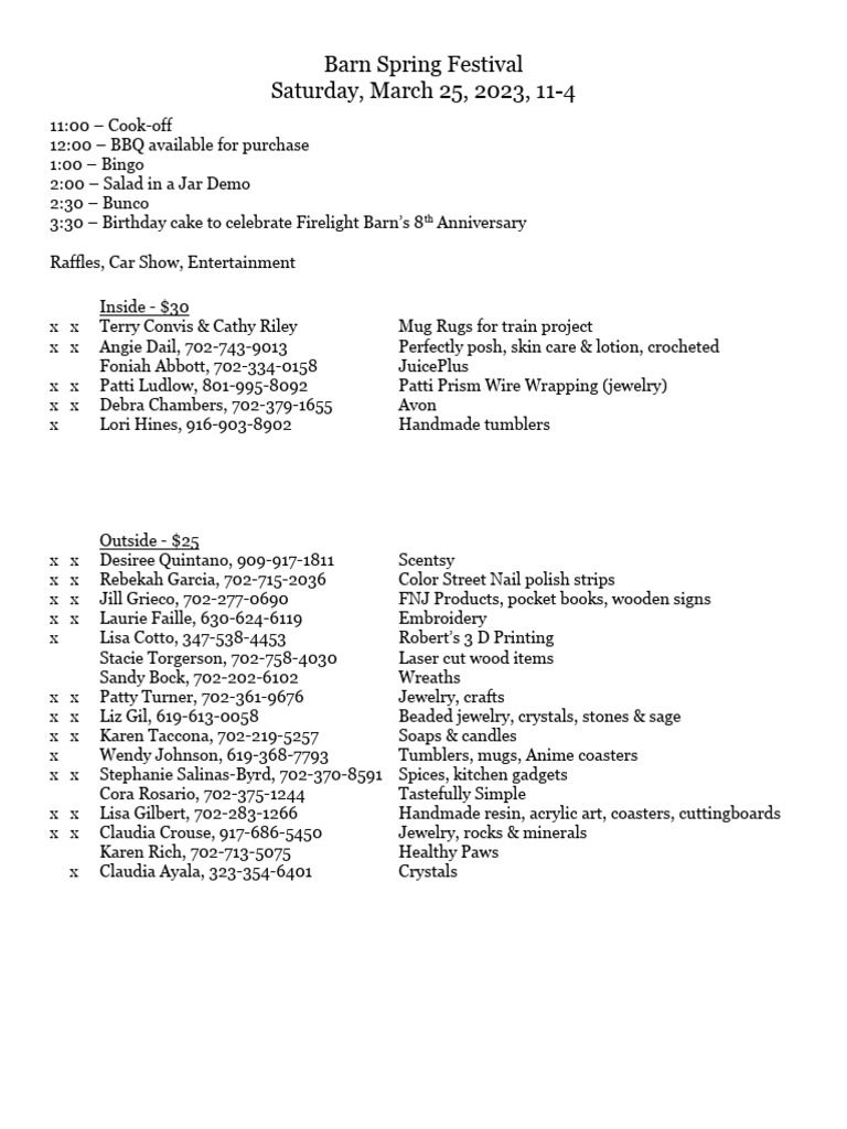 Barn Festival | PDF