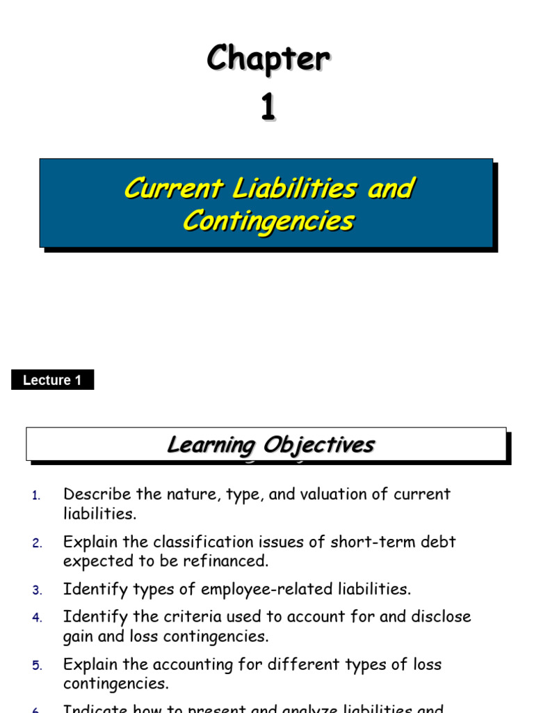 CH 1 Firest Lecture | PDF | Refinancing | Taxes