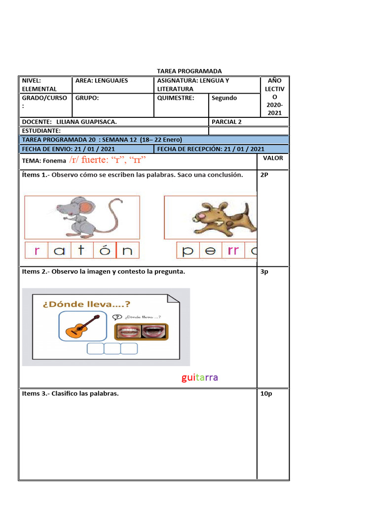 4.-Tarea Programada 21-01-2021. | PDF