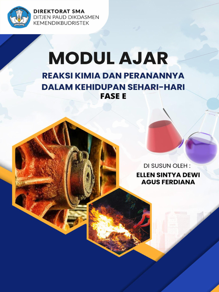 Modul Ajar Kimia - Reaksi Kimia Dan Peranannya Dalam Kehidupan Sehari-Hari - Fase e | PDF ...