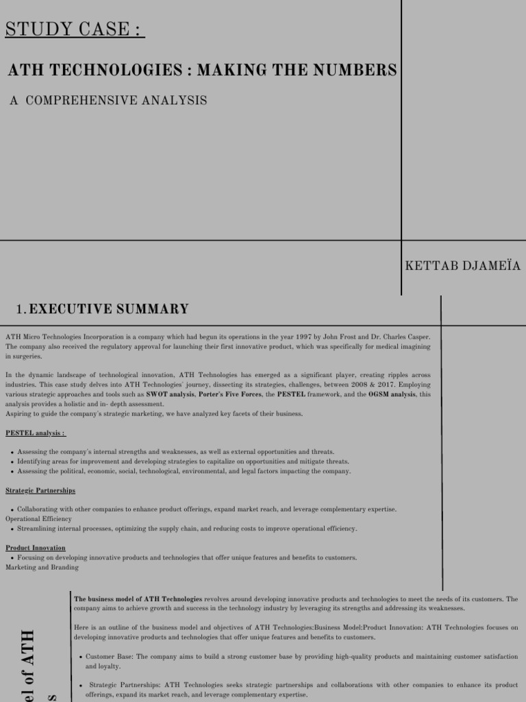 ATH TECHNOLOGIES MAKING THE NUMBERS - KETTAB DJAMEÏApdf | PDF