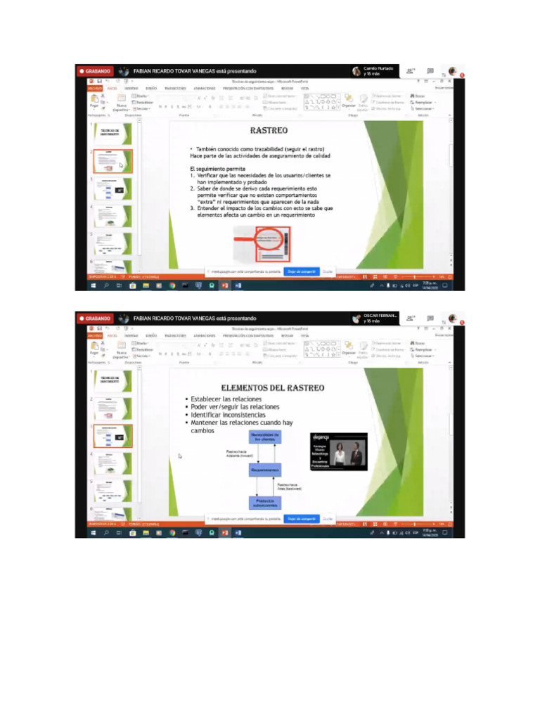 Tecnicas de Seguimiento | PDF