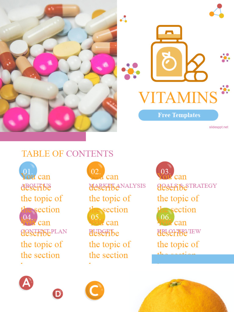 Vitamins Template | PDF