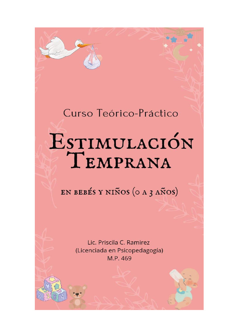 Cuadernillo de Estimulacion Temprana - Lic. Priscila C. Ramirez | PDF