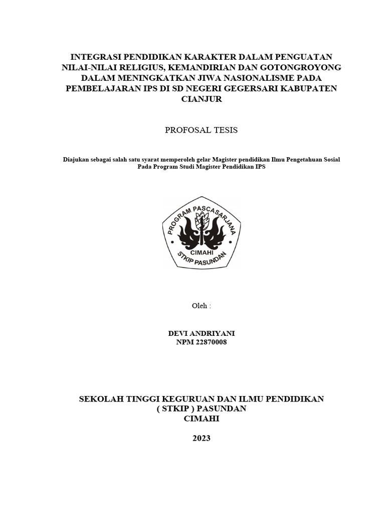 Proposal Tesis V3 | PDF