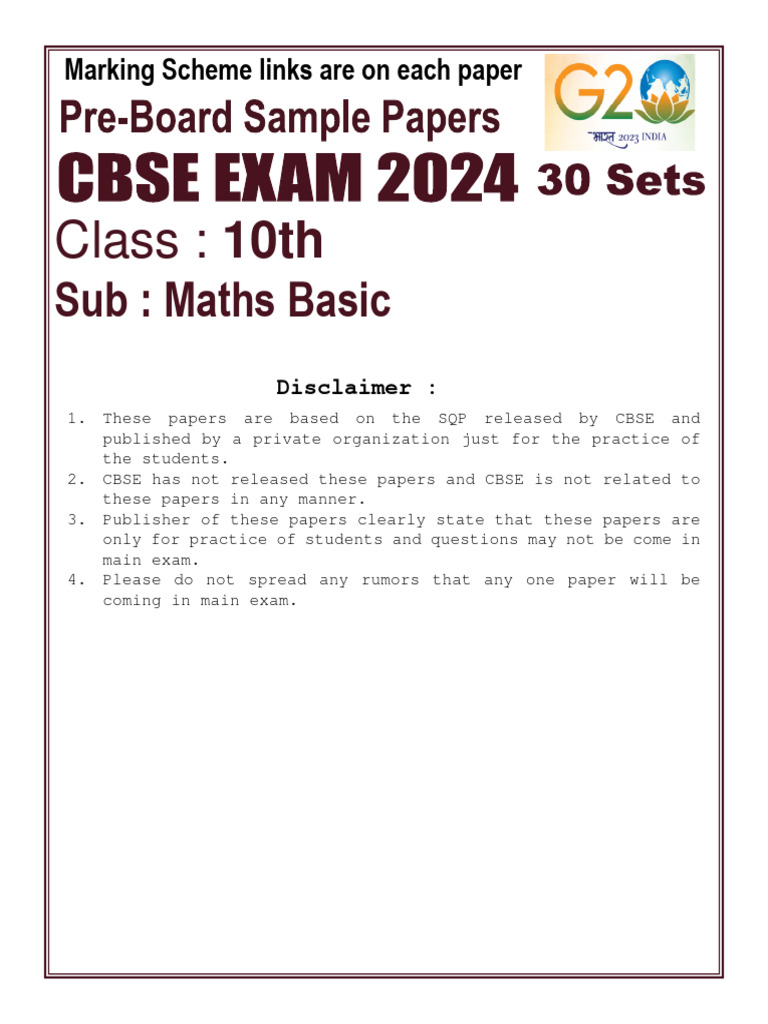 Maths Basic | PDF