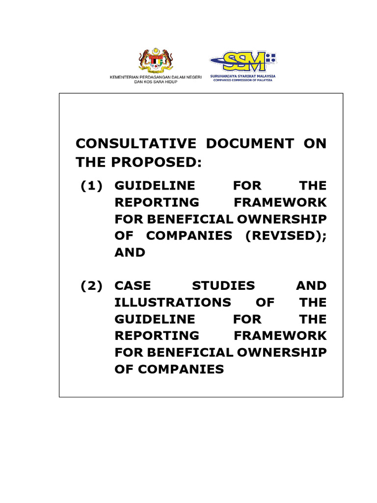 Guideline BO & Case Studies (SSM Uploaded Version) | PDF