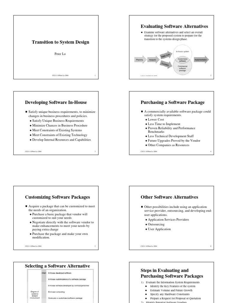 Evaluating Software Alternatives | PDF | Software Prototyping | Code