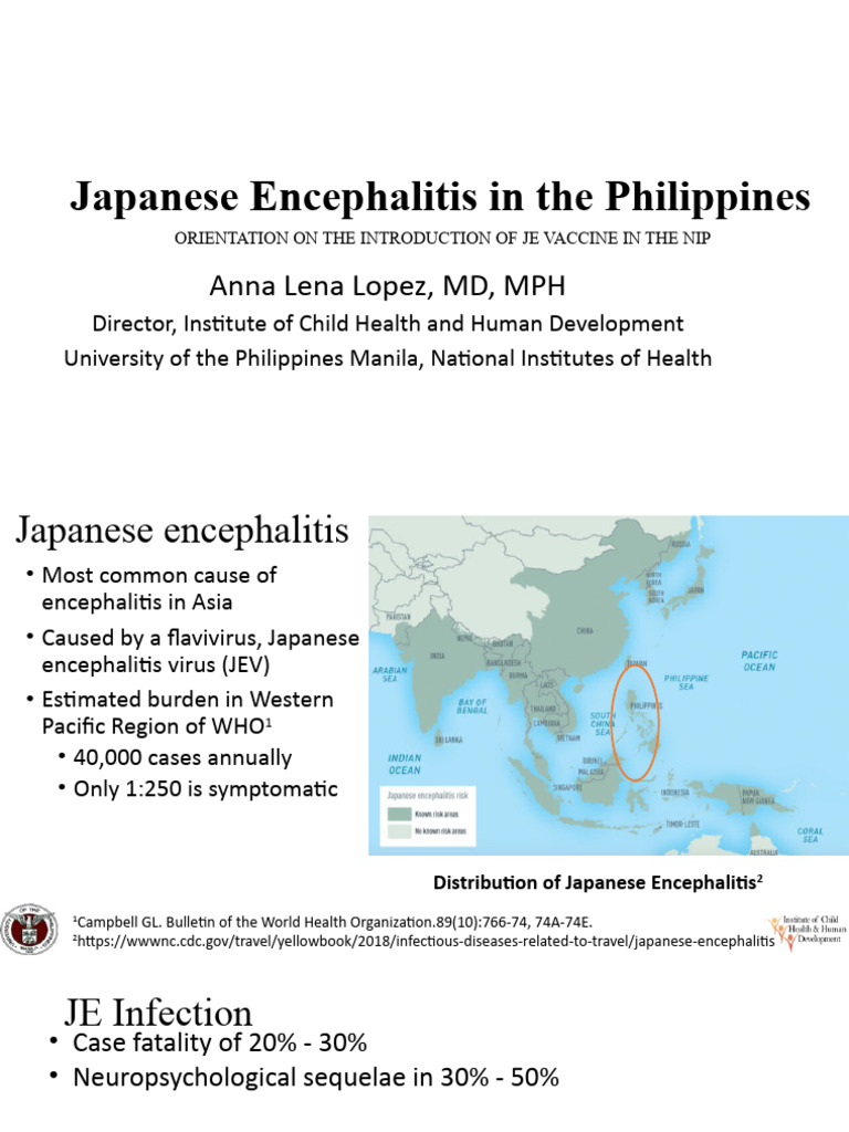 Japanese Encephalitis in The Philippines | PDF