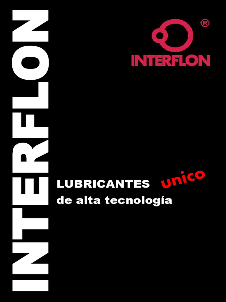 INTERFLON. LUBRICANTES de Alta Tecnología | PDF | Lubricante ...