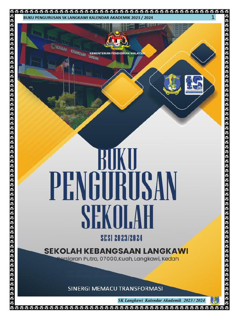 BUKU PENGURUSAN SKL 2023 - 2024 V1edit1 | PDF