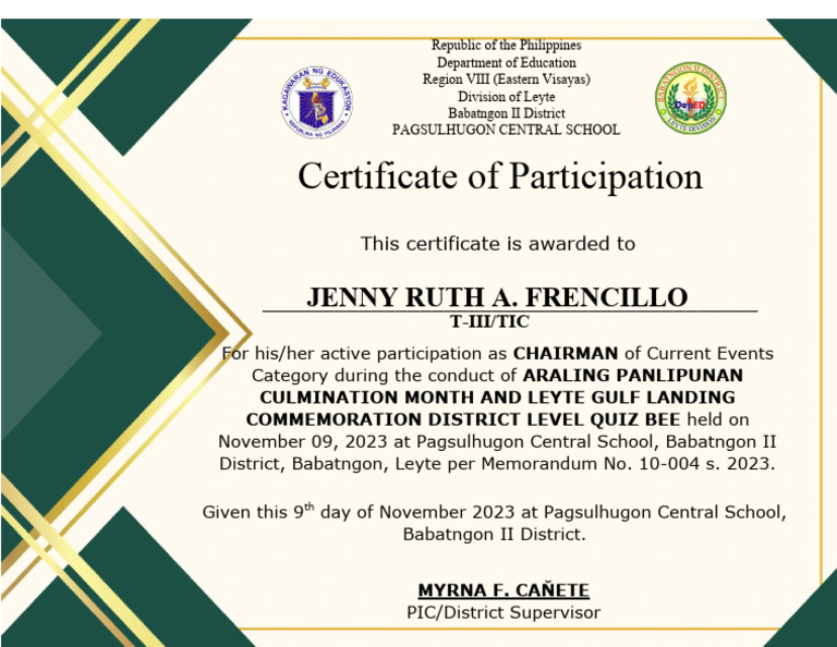 AP CERTIFICATE Facilitator | PDF