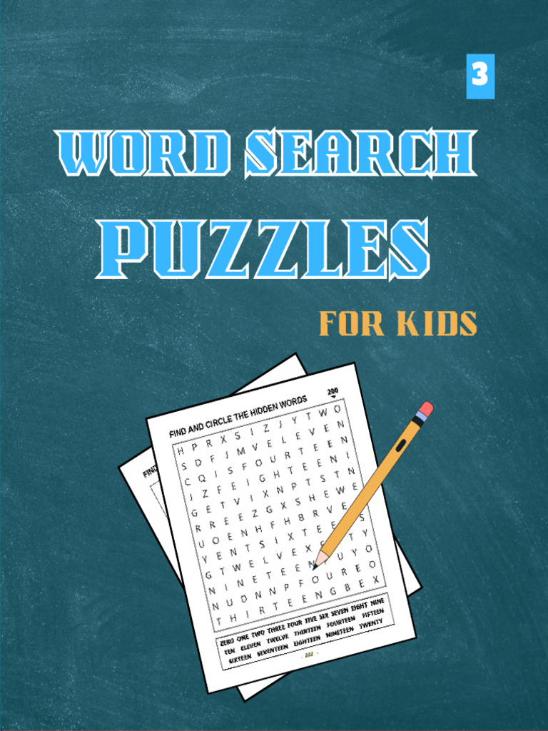 Word Search Puzzles For Kids, Vol3 - Word Search Number Words | PDF