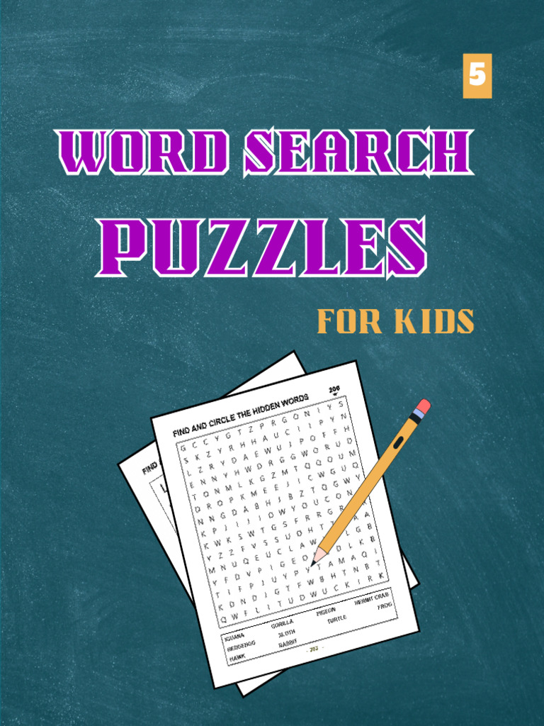 Kids' Animal Word Search Puzzles | PDF