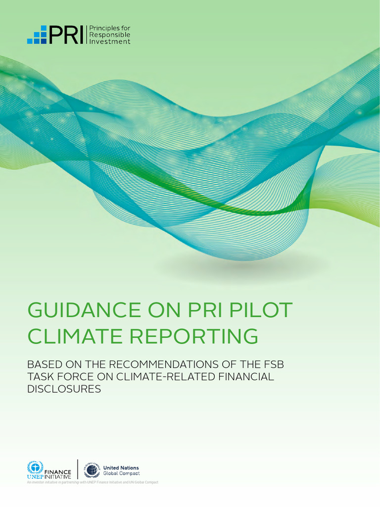 PRI - Guidance On PRI Climate Reporting - 2018 | PDF