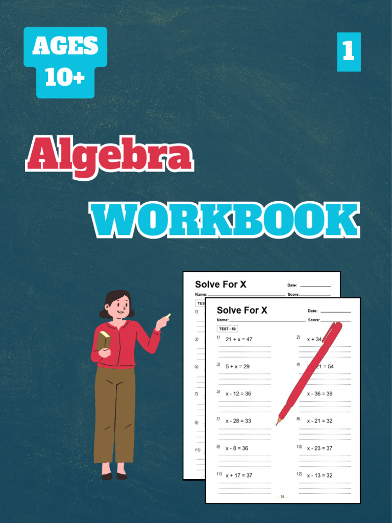 Algebra Workbook Level 1 | PDF