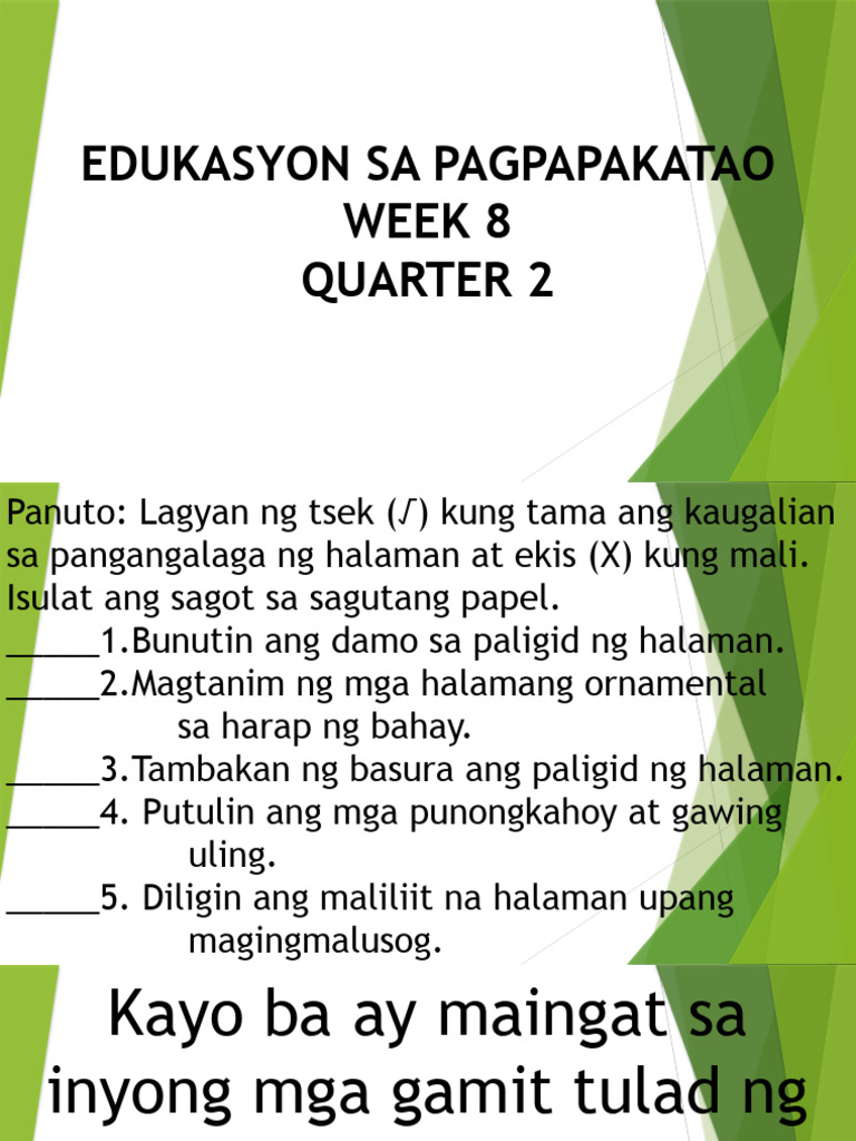 One Day Lesson Grade 4 Quarter 4 WK 8 | PDF