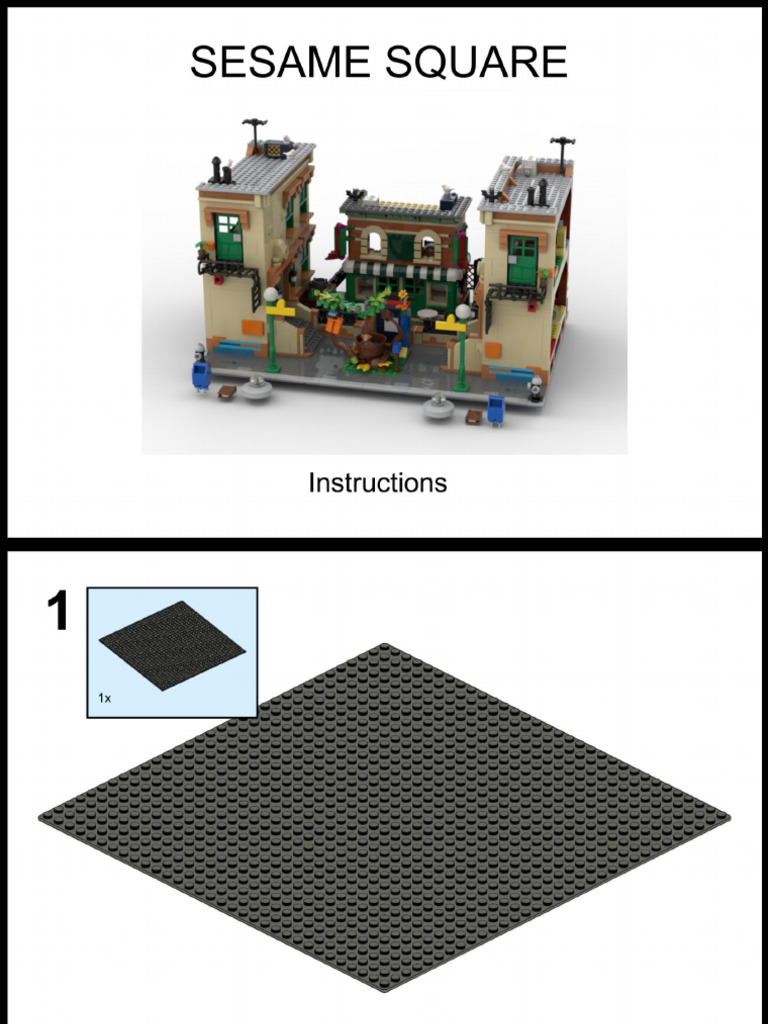 Sesame Square Instructions | PDF