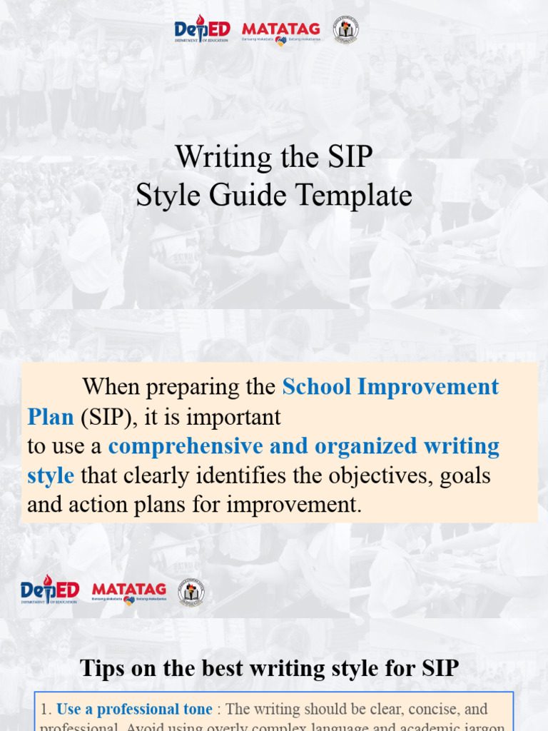 Writing Style SIP | PDF