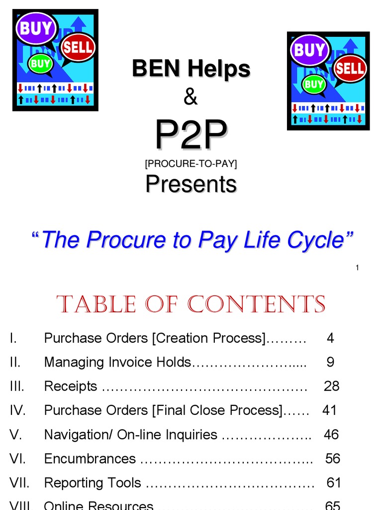 P2P Life Cycle | Download Free PDF | Accounts Payable | Invoice