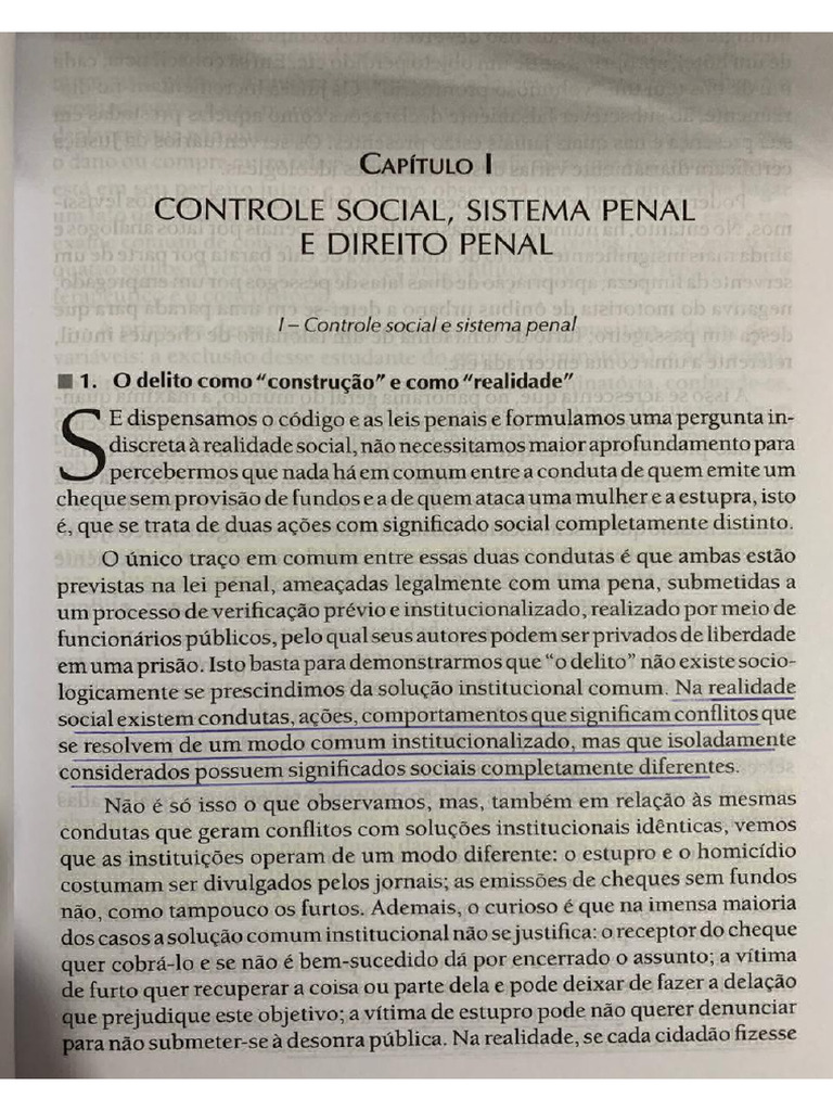 Controle Social e Sistema Penal | PDF