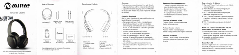 Audifonos Miray 06-01-2024 | PDF Audifonos Miray 06-01-2024 | PDF