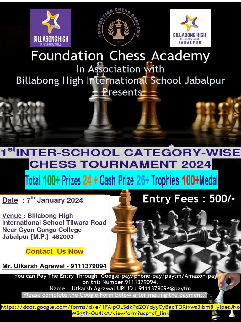Inter-School Chess Tournament 2024 | PDF