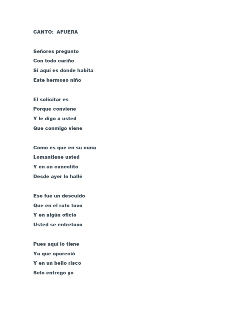 Canto | PDF