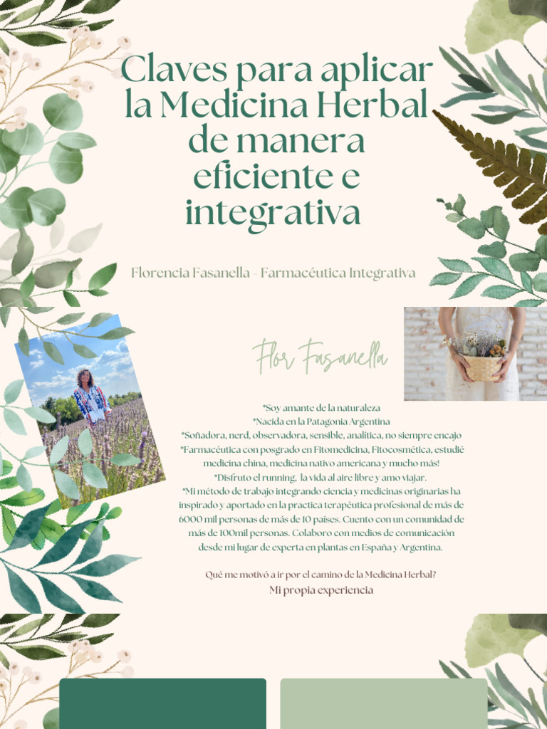 Claves para Poner en Practica La Fitoterapia | PDF