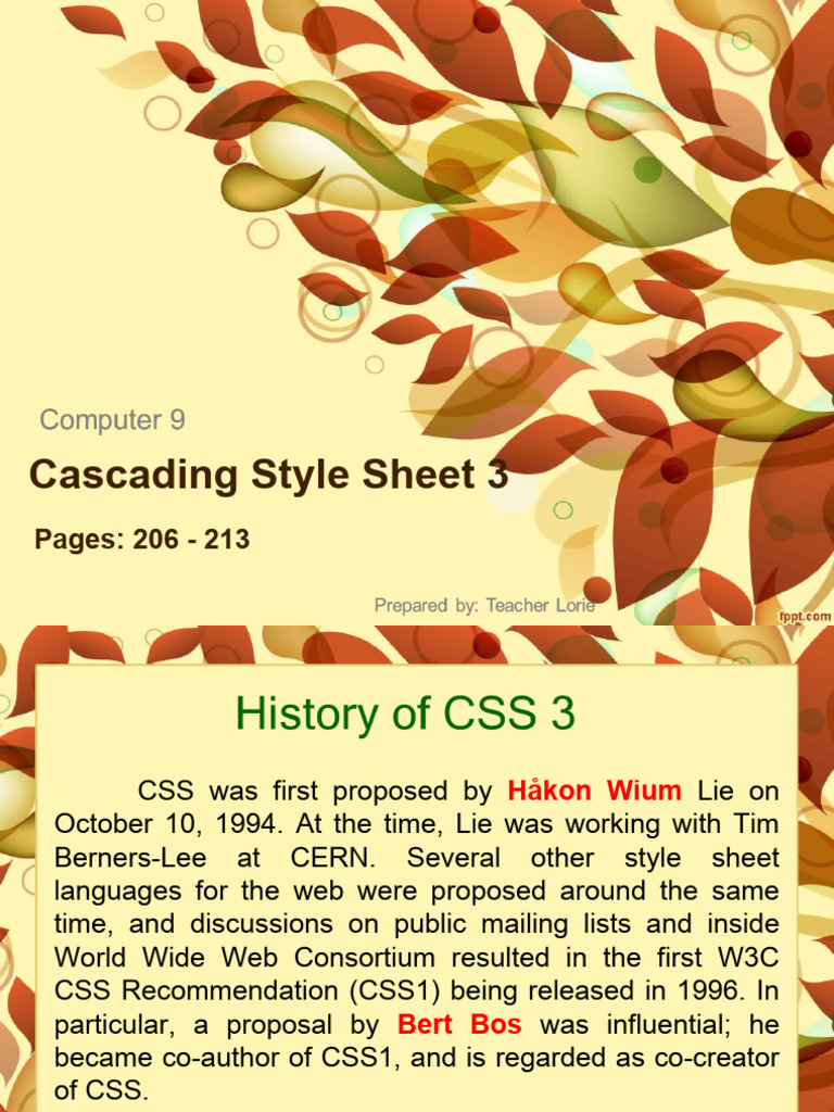 Cascading Style Sheet 3 | PDF