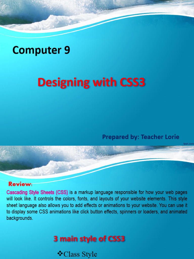Designing With CSS3 | PDF